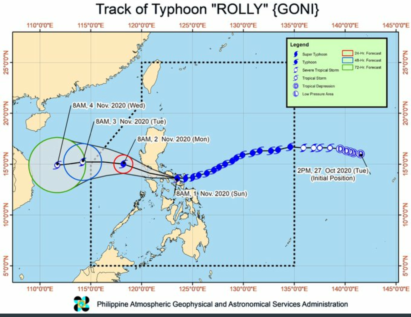 Iloilo residents told to brace for Rolly, 2020’s strongest typhoon ...