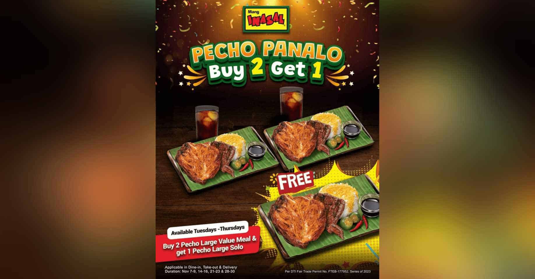 Mang Inasal treats customers with free Chicken Inasal Pecho this ...