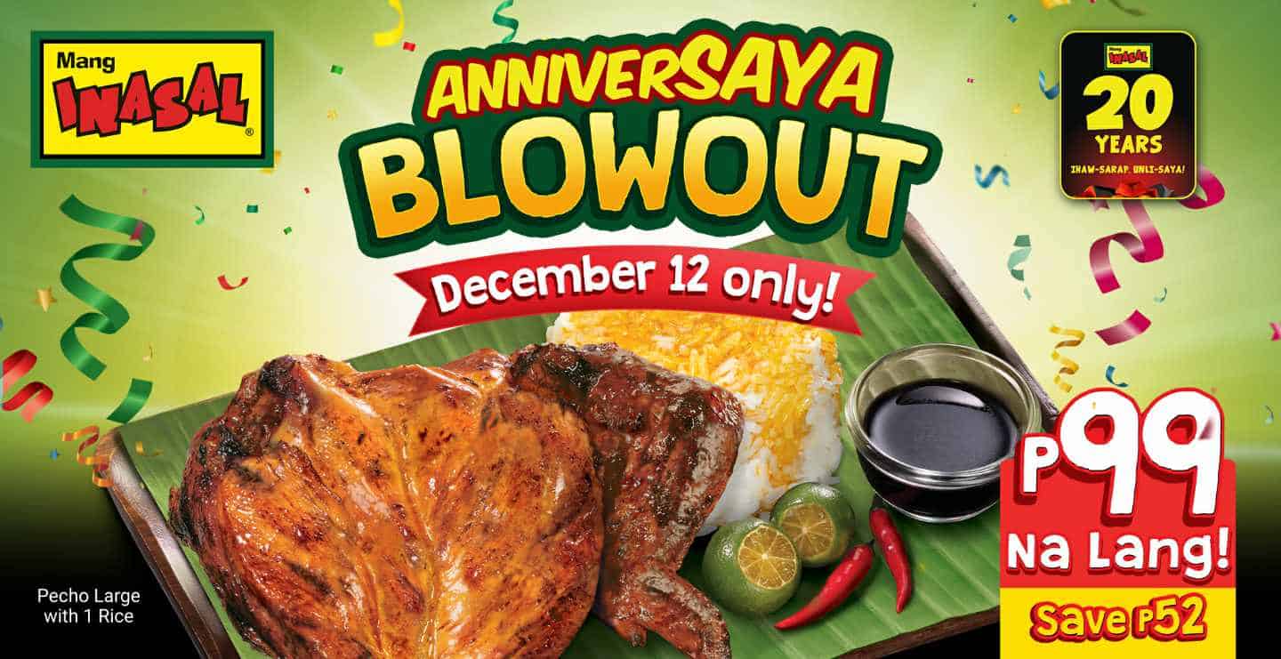 Mang Inasal marks 20th anniversary with a grand back-to-back blowout ...