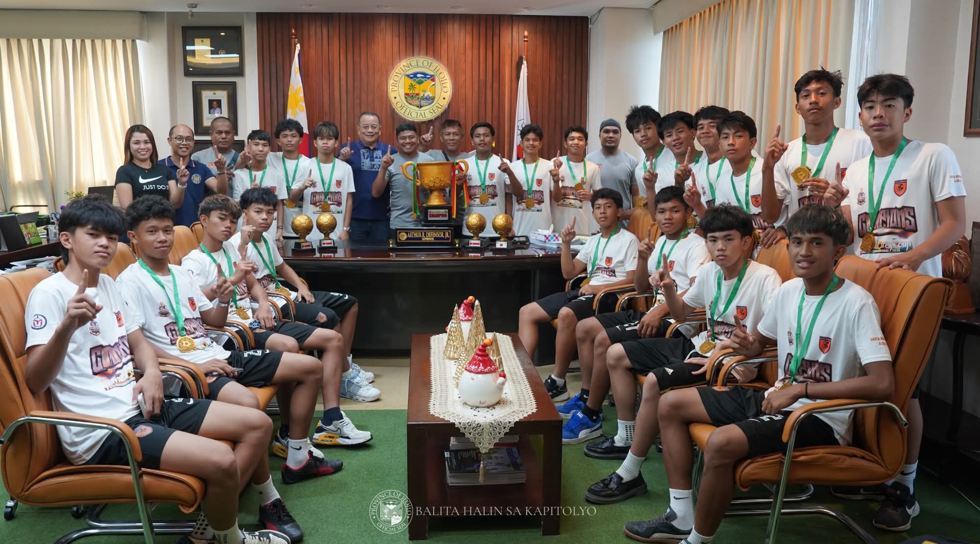 Santa Barbara FC gets incentives after Pintaflores Cup feat - Iloilo ...