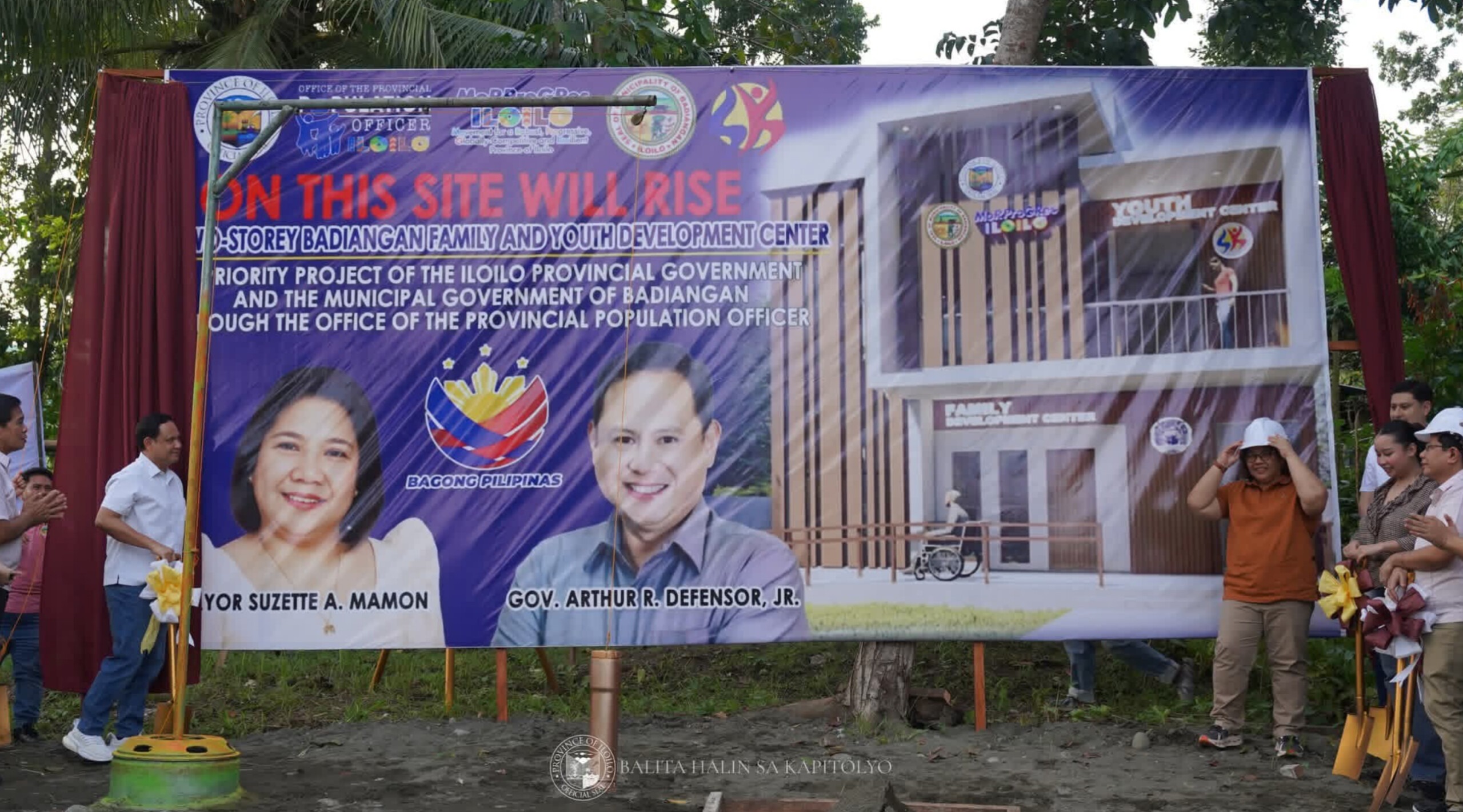 Badiangan breaks ground on P5-M Family and Youth Center - Iloilo ...
